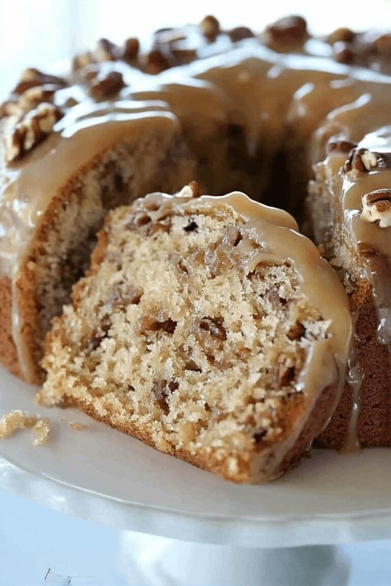 Best Apple Pecan Cake Recipe with Sticky Caramel Glaze to Try - Craft Meats