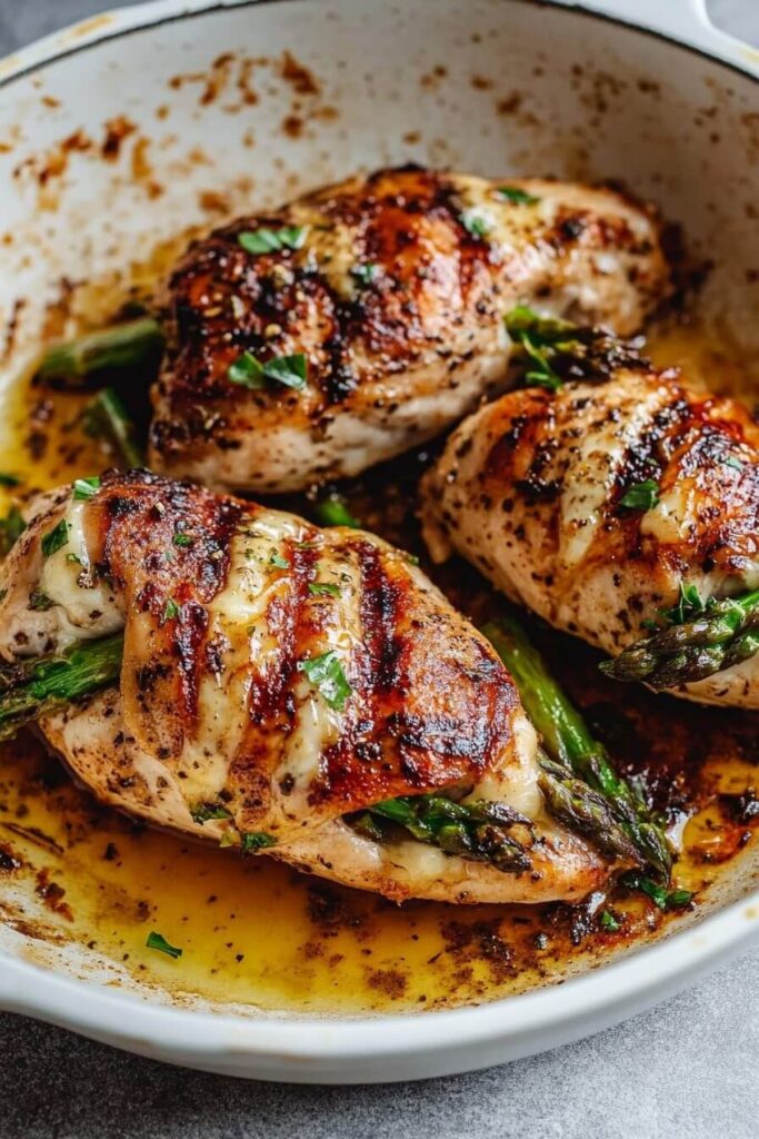 Juicy Asparagus Stuffed Chicken Breast Recipe for Dinner Magic - Craft ...