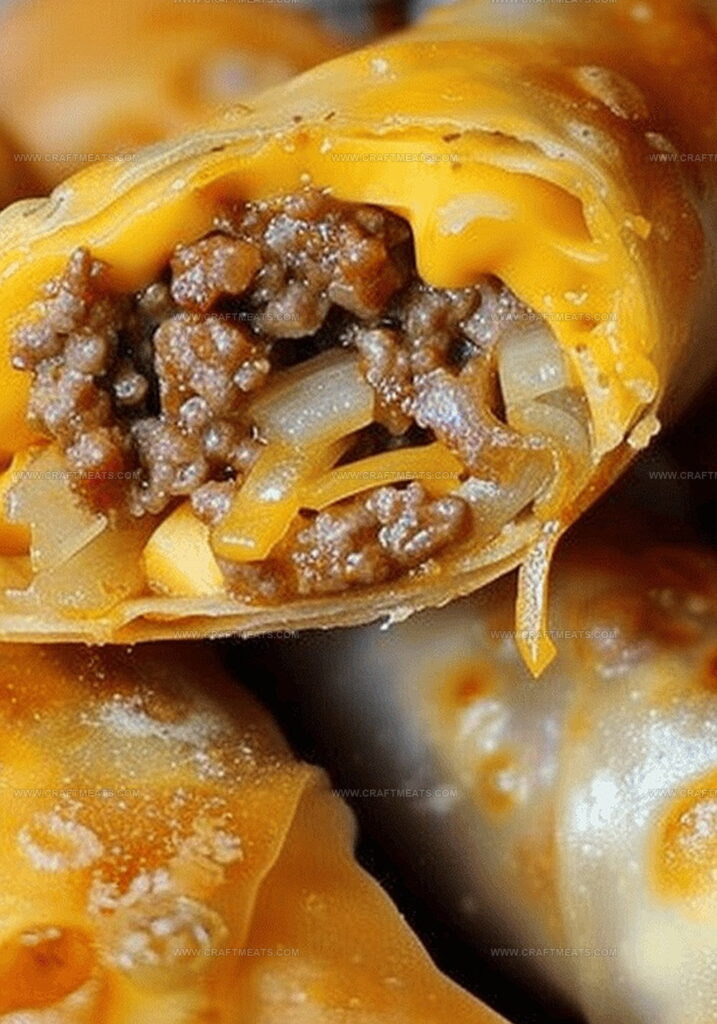 Cheeseburger Spring Rolls Recipe for Family Fun - Craft Meats