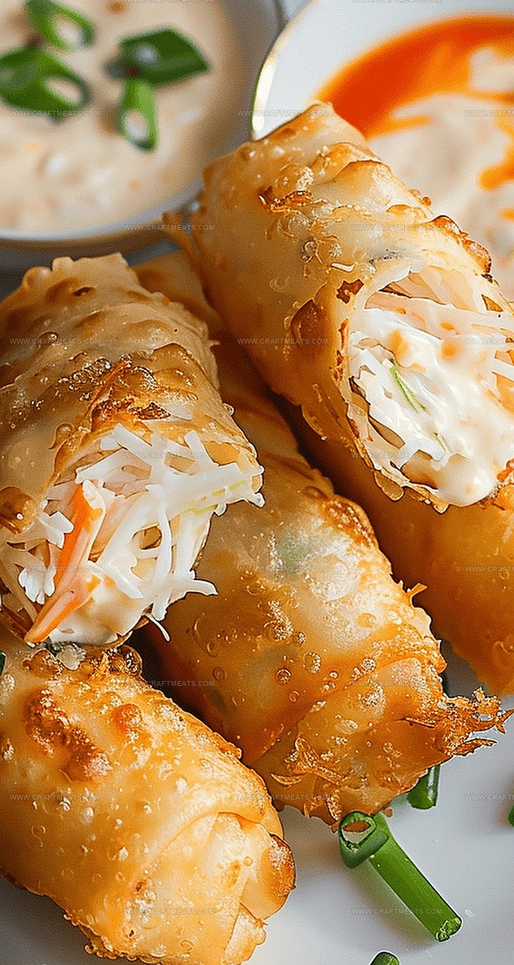 Crab Cake Spring Rolls with Spicy Aioli Recipe - Tasty Twist - Craft Meats