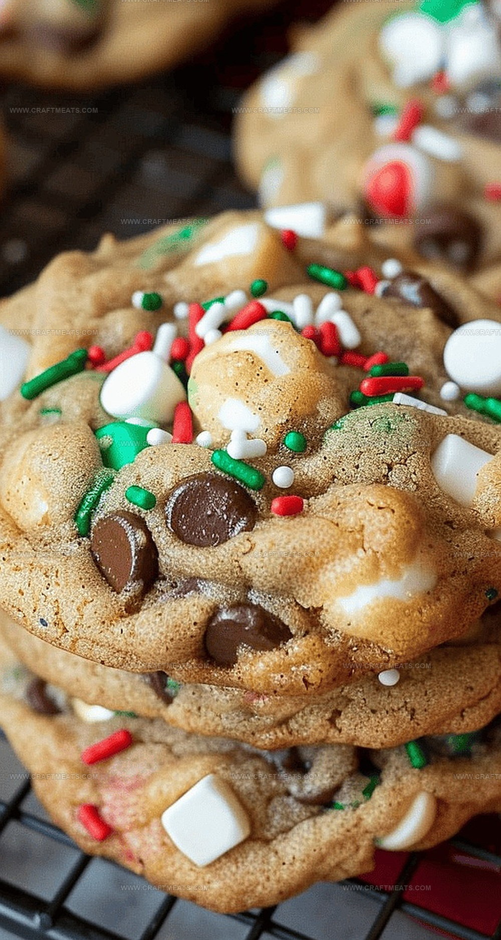Easy Festive Chocolate Chip Celebration Cookies Recipe - Craft Meats