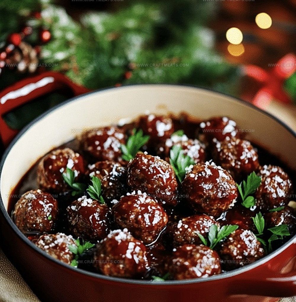 Jolly Holiday Meatballs Recipe for Christmas Joy - Craft Meats