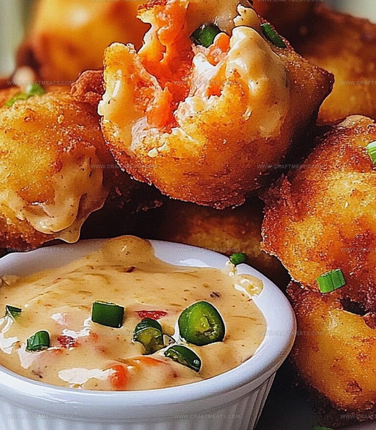 Crawfish Beignets Recipe with Jalapeño Cheddar Dip - Craft Meats
