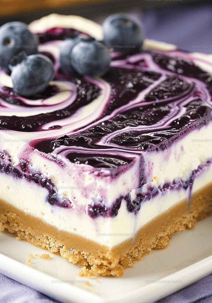 Creamy Blueberry Delight Cheesecake Recipe with Graham Crust - Craft Meats