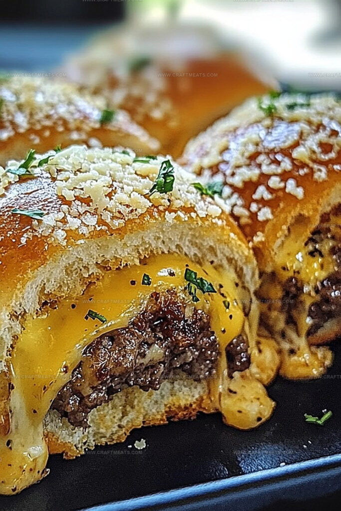 Garlic Cheeseburger Bomb Recipe with a Melty Center - Craft Meats