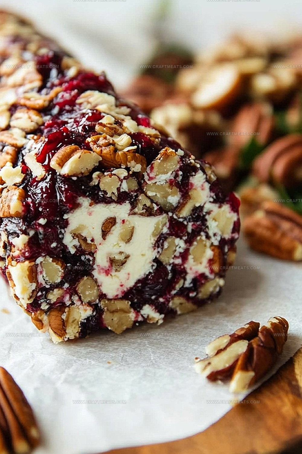 Cranberry Pecan Cheese Log Recipe for Festive Spreads - Craft Meats
