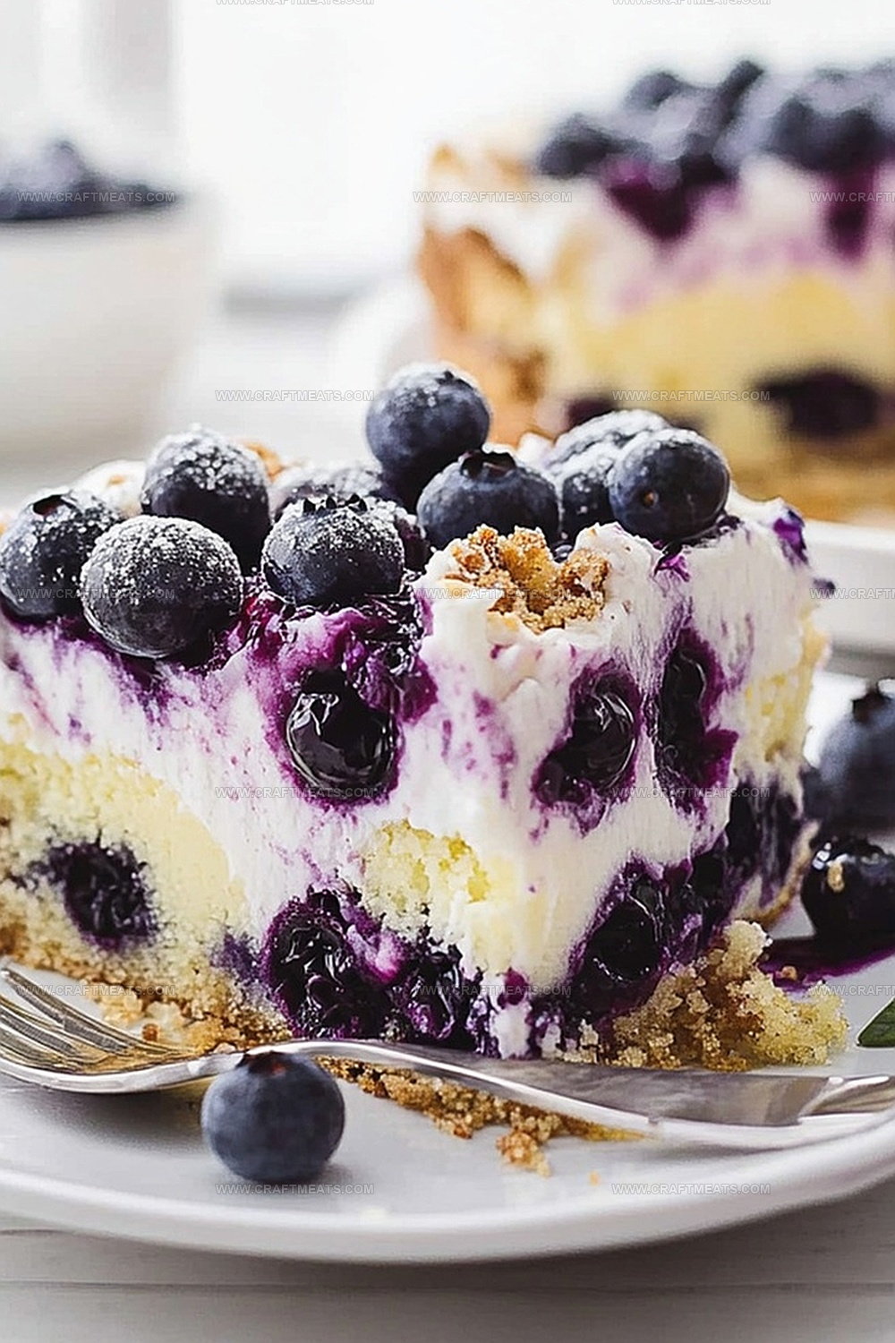 Dreamy Blueberry Yum Yum Cake Recipe: Sweet Comfort in Slices - Craft Meats