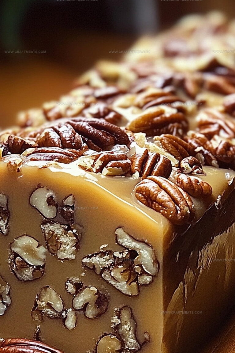 Grandma's Sweet & Simple Pecan Log Recipe - Craft Meats