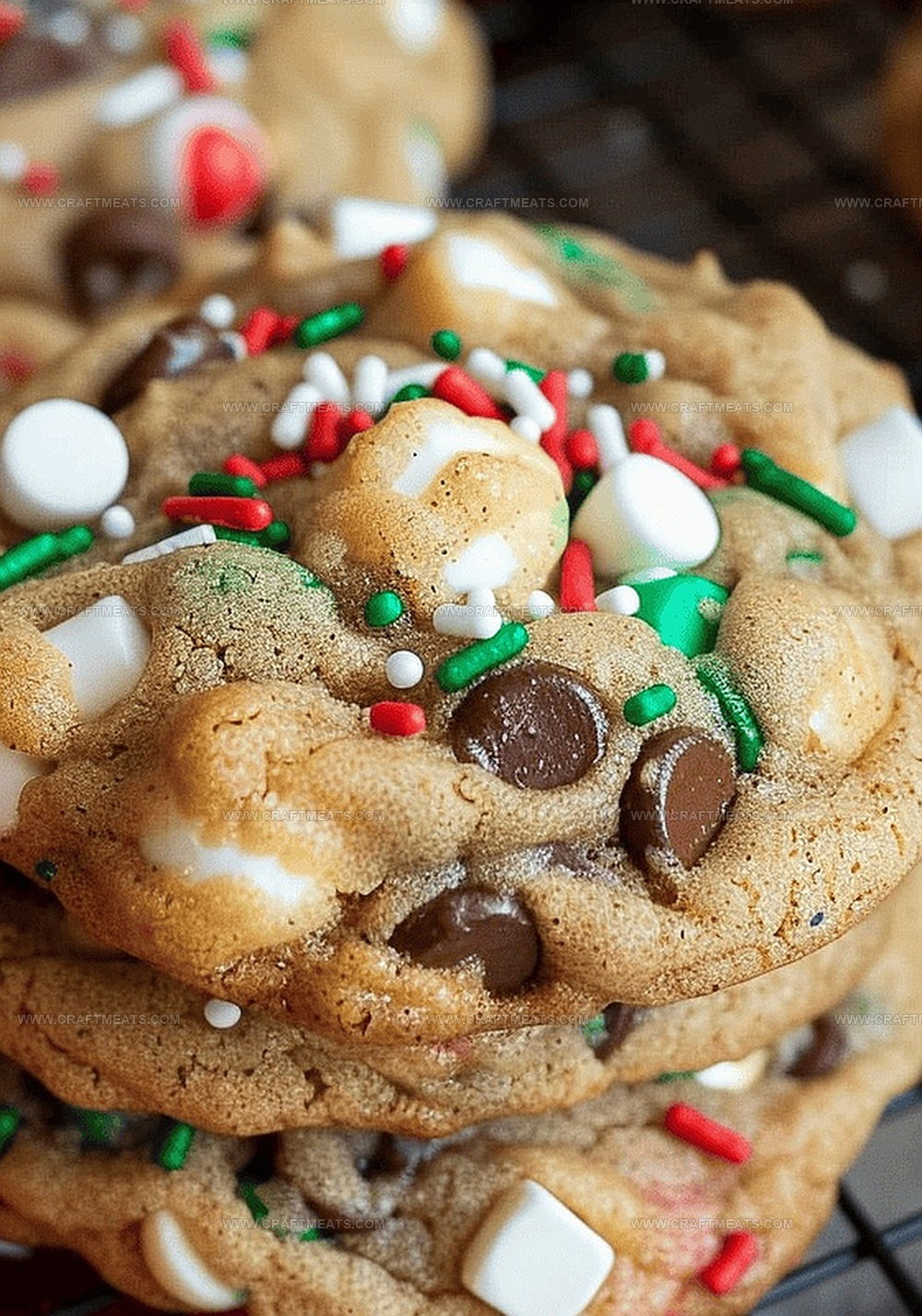 Easy Festive Chocolate Chip Celebration Cookies Recipe - Craft Meats