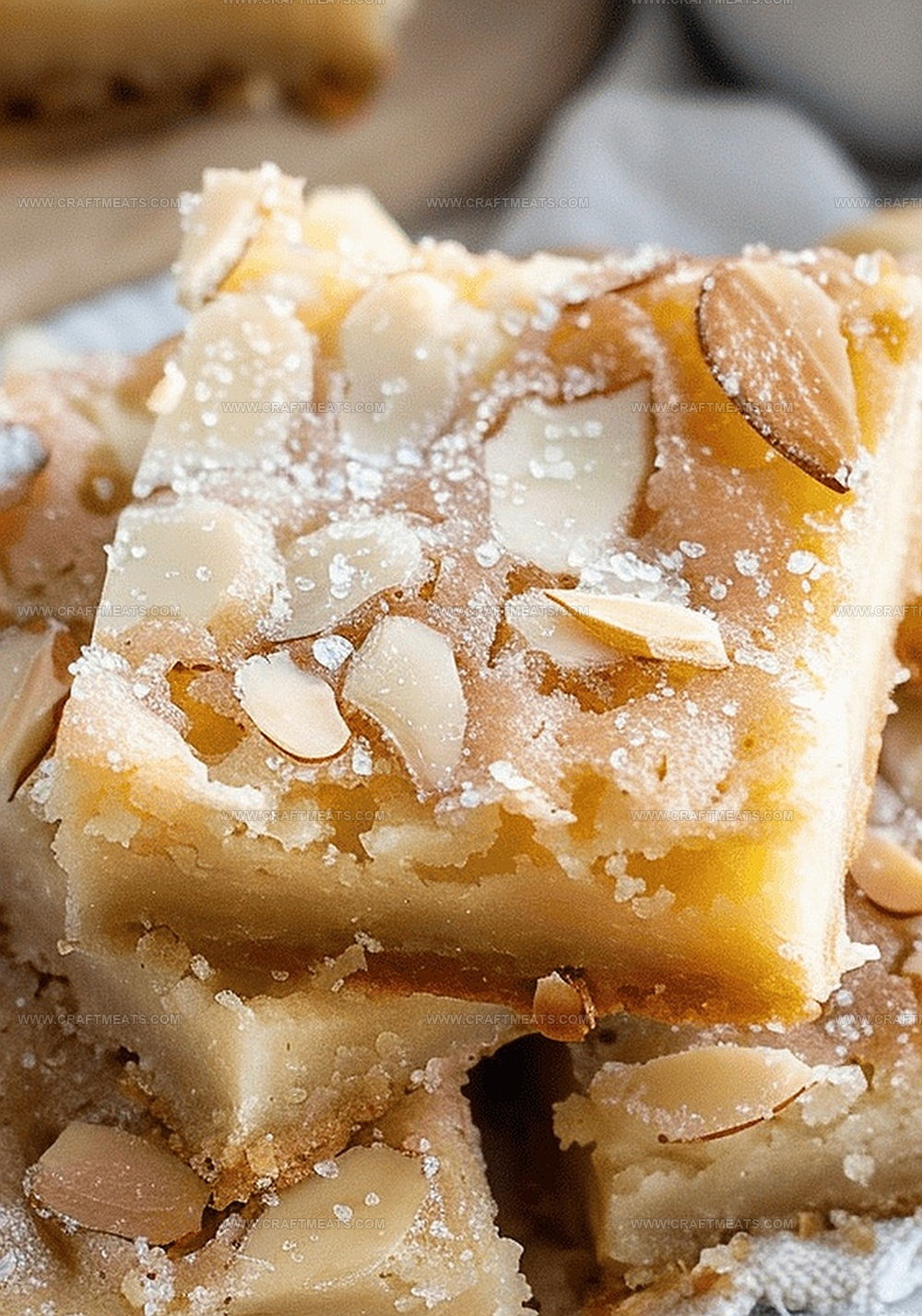 Homemade Almond Bars Recipe With Nutty Sweet Flavor - Craft Meats