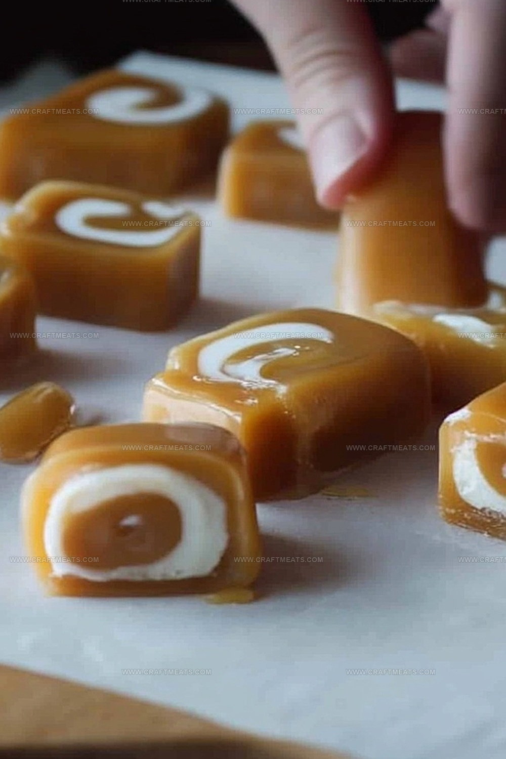 Creamy Vanilla-Filled Caramels Recipe with a Soft Center - Craft Meats