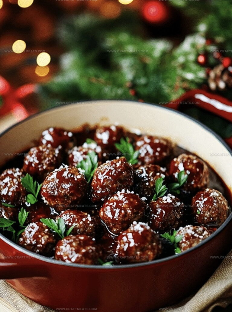 Jolly Holiday Meatballs Recipe for Christmas Joy - Craft Meats